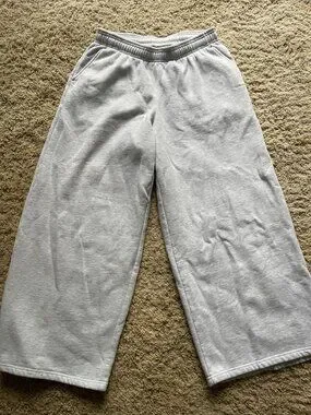 Garage | Pants & Jumpsuits | Garage Wide Leg Sweatpants Light Grey Size ...